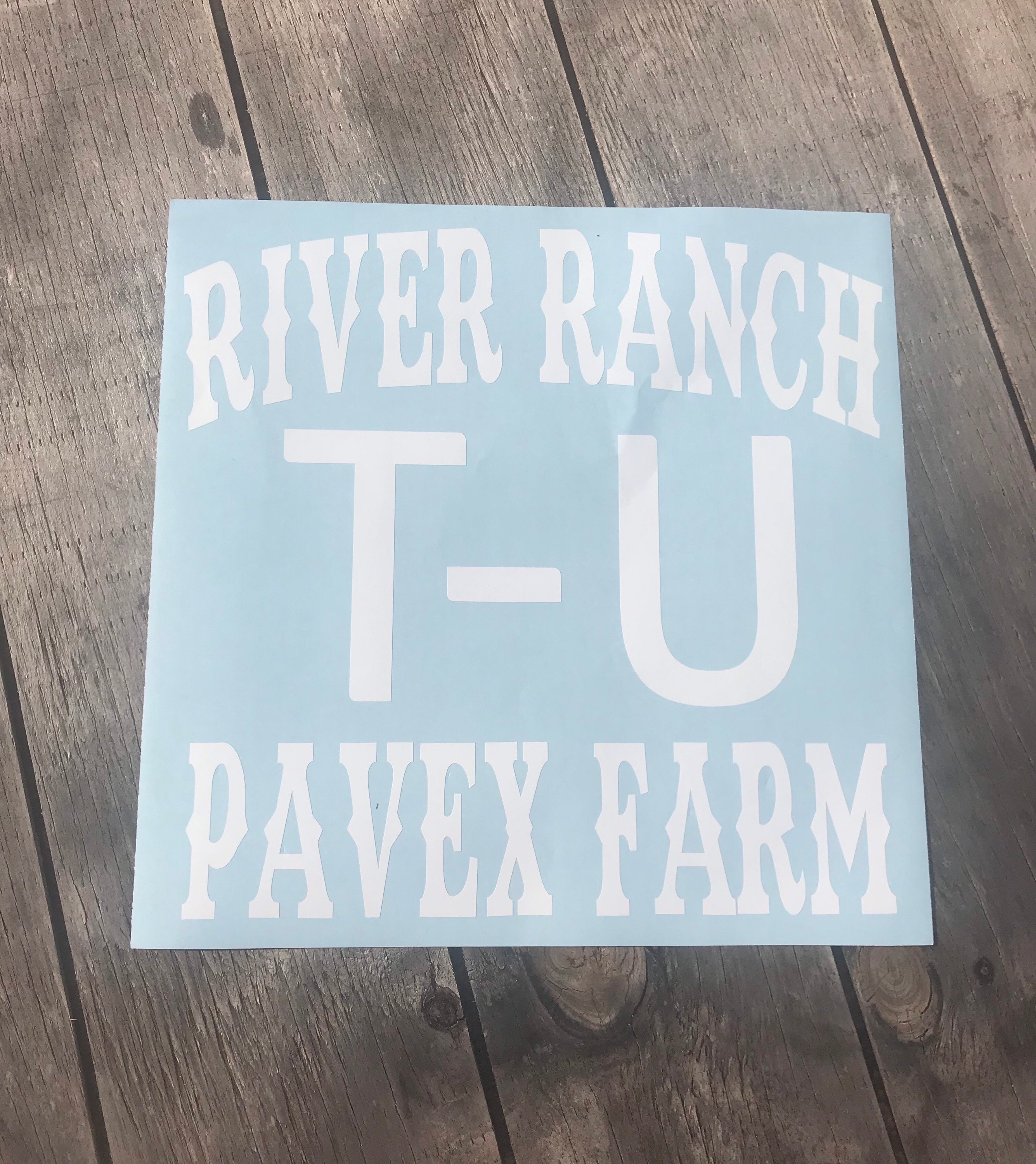 Custom Livestock Brand Vinyl Decal: Permanent Cattle Branding - Etsy
