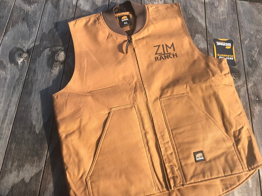 Personalized Ranch Vest: Custom Cattle Brand, Cowboy Workwear ...
