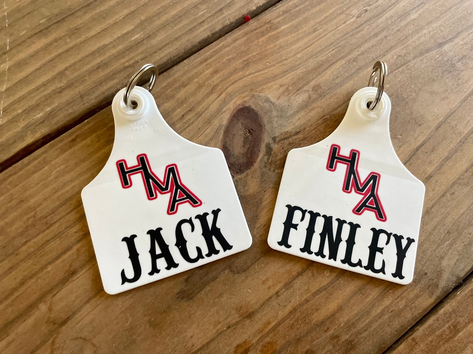 Custom Large Dog Tag Personalized Double Sided Pet ID Cattle - Etsy