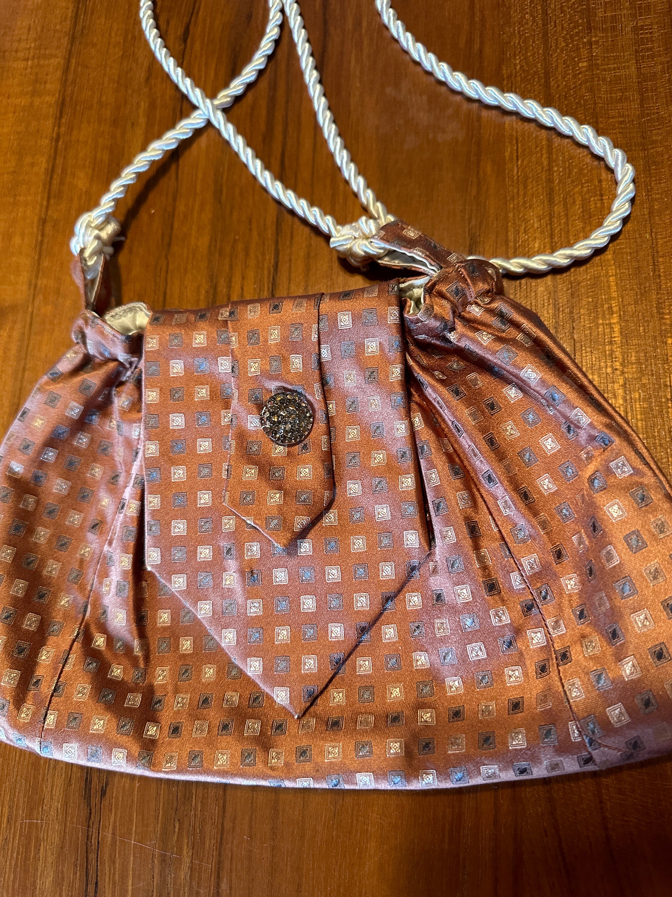 Tie Purses With Cording Shoulder Strap - Etsy