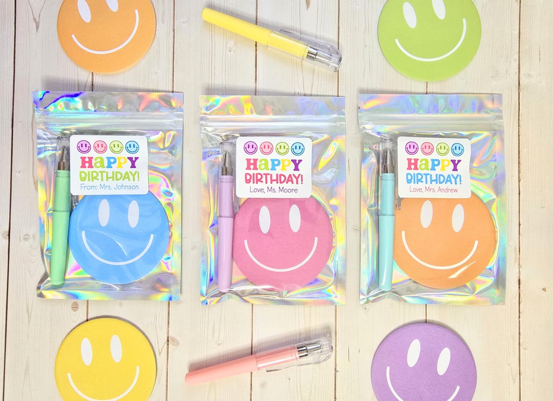Birthday Gift From Teacher, Class Birthday, Classroom School Favors ...