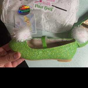 Tinkerbell Shoes, Tinkerbell Inspired Shoes, Tinkerbell Costumes, Fairy ...