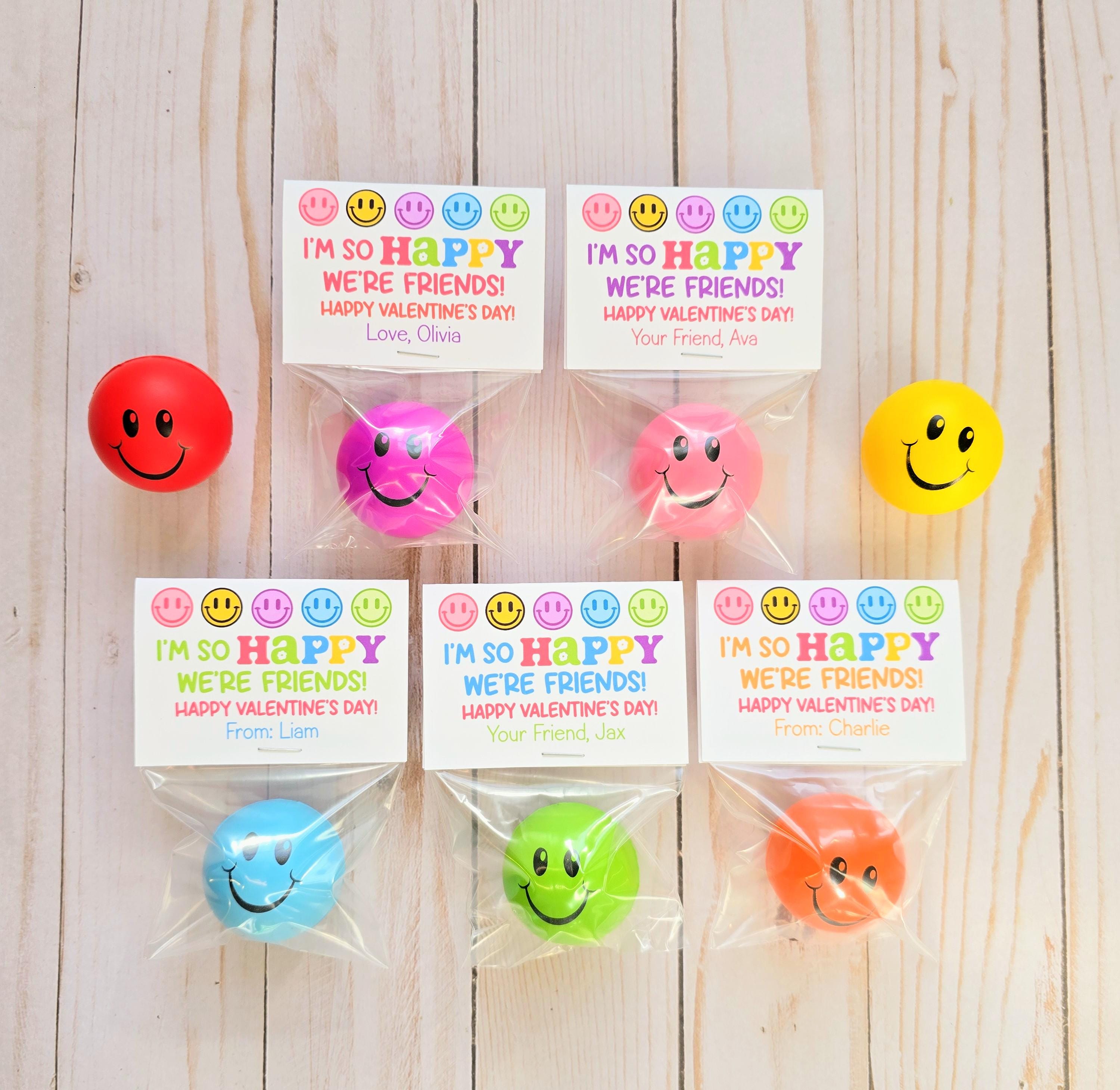 Smiley Valentines, Toy Valentines, Kids Class Valentines, Smile Class ...