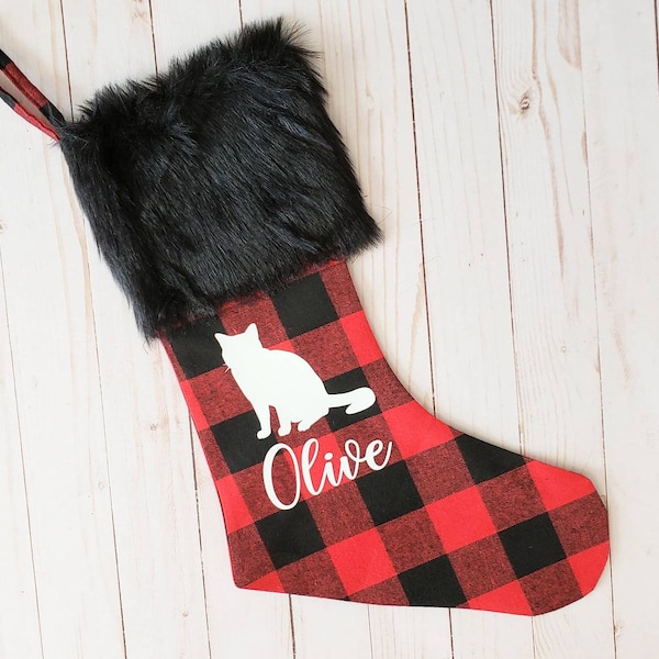Cat Stocking - Etsy