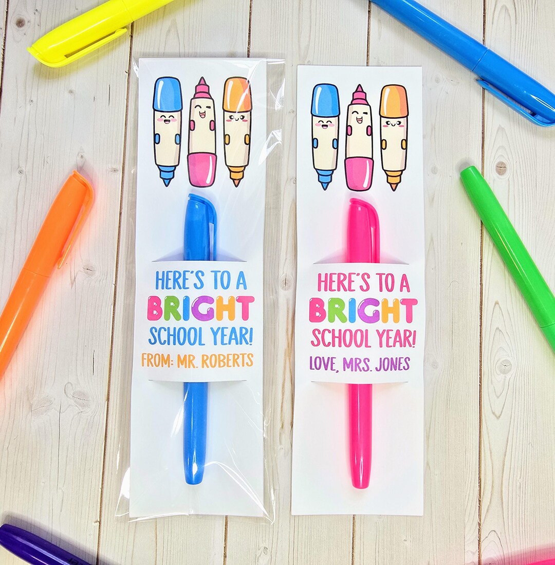Class Gift From Teacher, Back to School Favors, Classroom School Favors ...