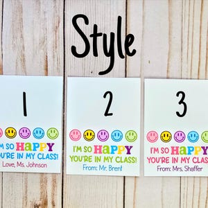 Class Gift From Teacher, Back to School Favors, Classroom School Favors ...