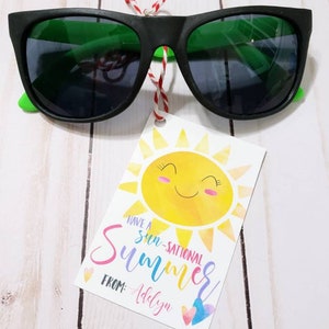 End of School Favors, Sunglasses Favors, Summer Class Favors, End of ...