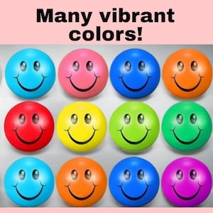 Happy Face Party Favors, Smile Party Favors, Smile Birthday Party ...