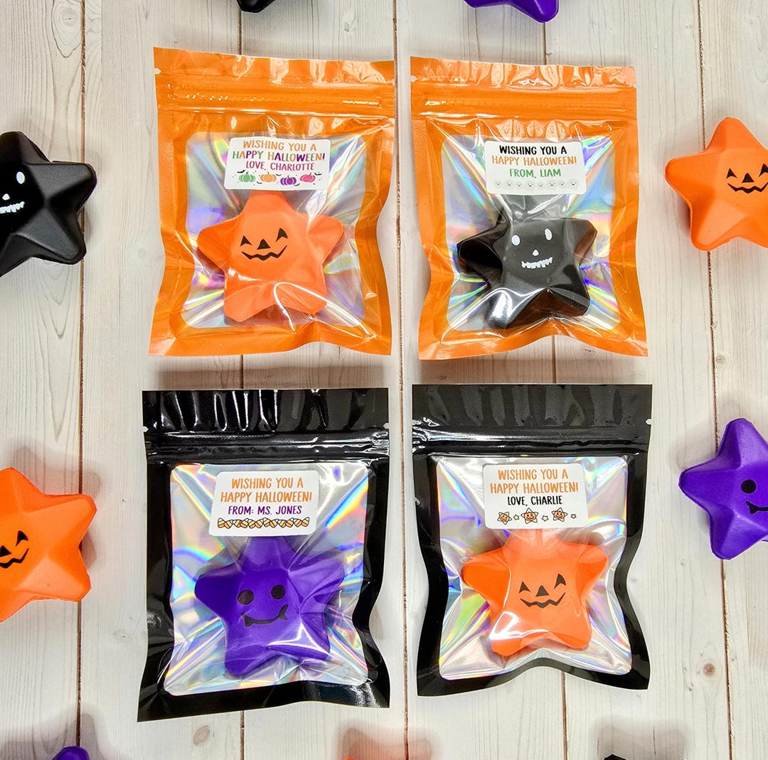 Halloween Star Stress Ball Party Favors: Trick or Treat Favors for Kids ...