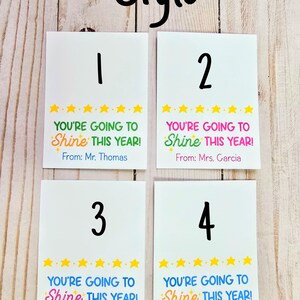 Class Gift From Teacher, Back to School Favors, Classroom School Favors ...