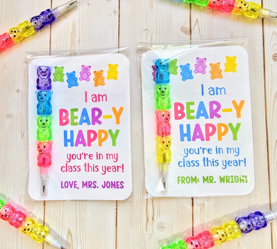 Class Gift From Teacher, Back to School Favors, Classroom School Favors ...