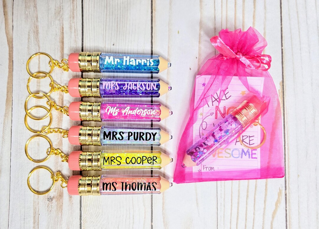 Teacher Keychain, Teacher Appreciation Gift, Teacher Appreciation Week ...