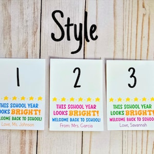 Back to School Favors, Classroom School Favors, Meet the Teacher ...