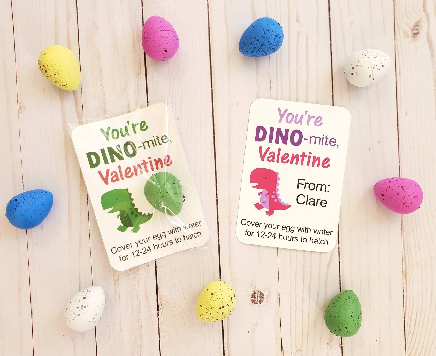 Dinosaur Valentines, Kids Valentines, Dinosaur Egg Valentines, Class ...