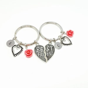 Best Friend Keychain, Friend Keyring, Best Friend Gift, Friend Key ...