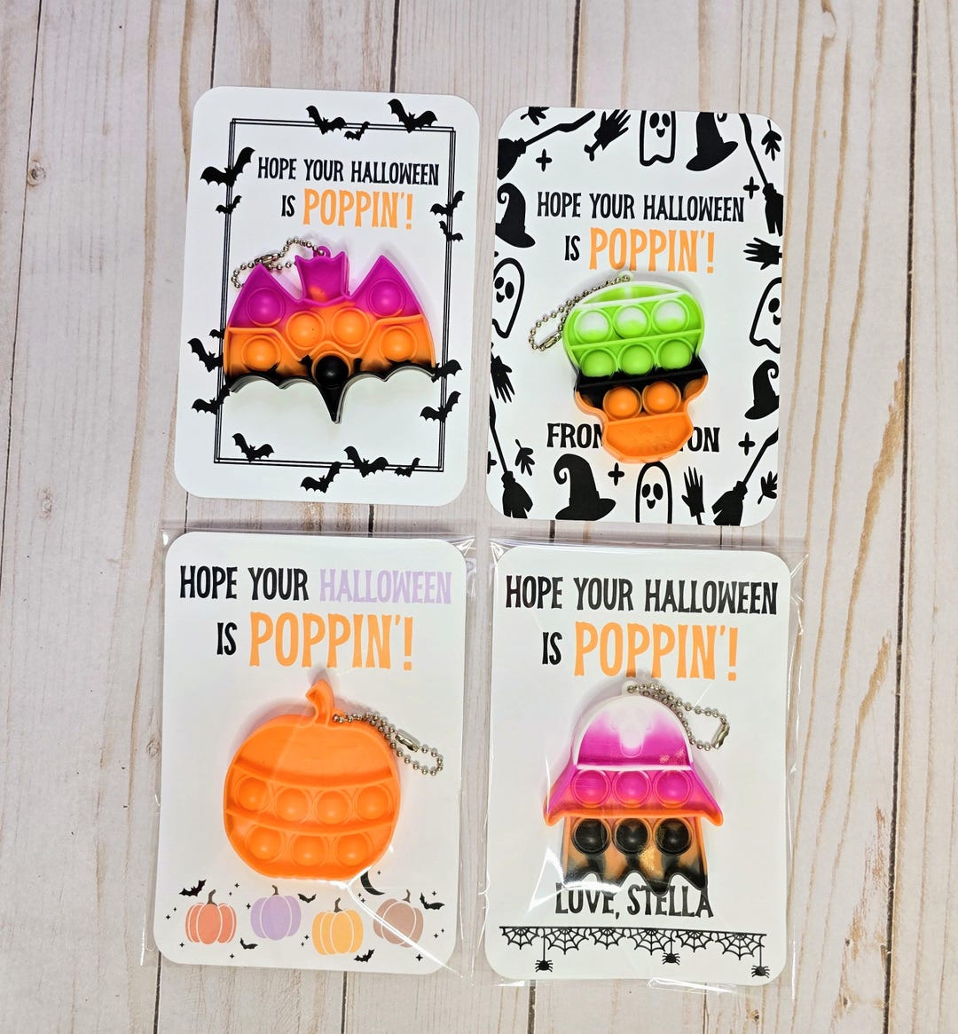 Halloween Favors, Halloween Party Favors, Halloween Fidget Poppers ...