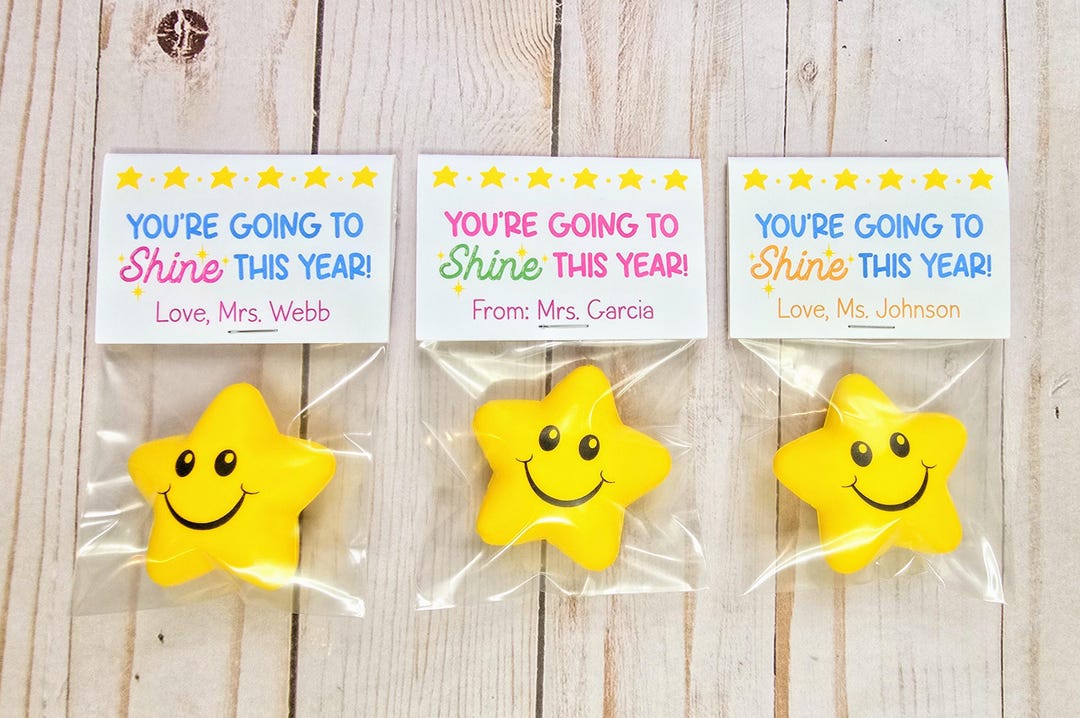 Class Gift From Teacher, Back to School Favors, Classroom School Favors ...