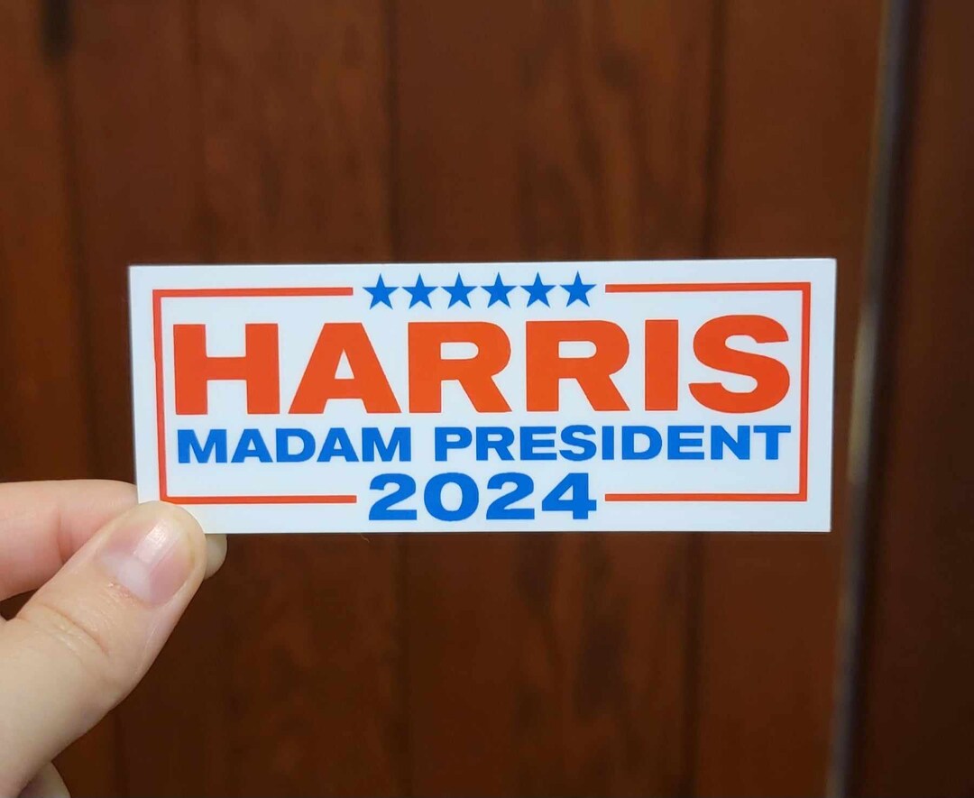 Kamala Harris 2024 Political Sticker Vinyl Waterproof Election Sticker ...