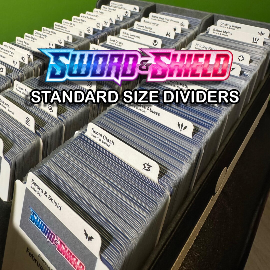 Sort Pokémon TCG Sword & Shield Series by Expansion | Standard Size ...