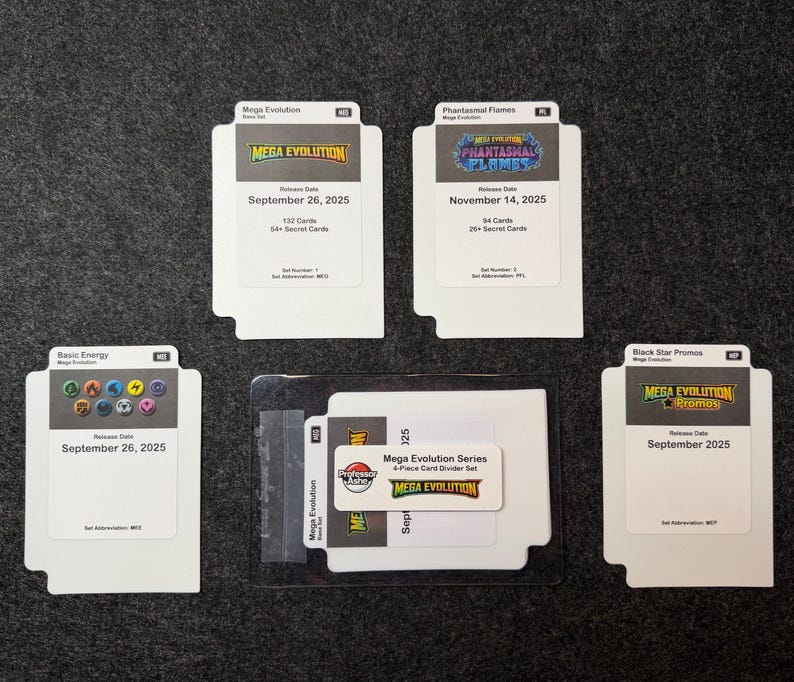 Sort Pokémon TCG Mega Evolutions Series by Expansion | Standard Size ...