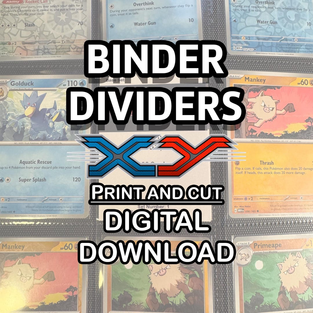 DIGITAL DOWNLOAD | Sort Pokémon TCG X & Y Series by Expansion | Print ...