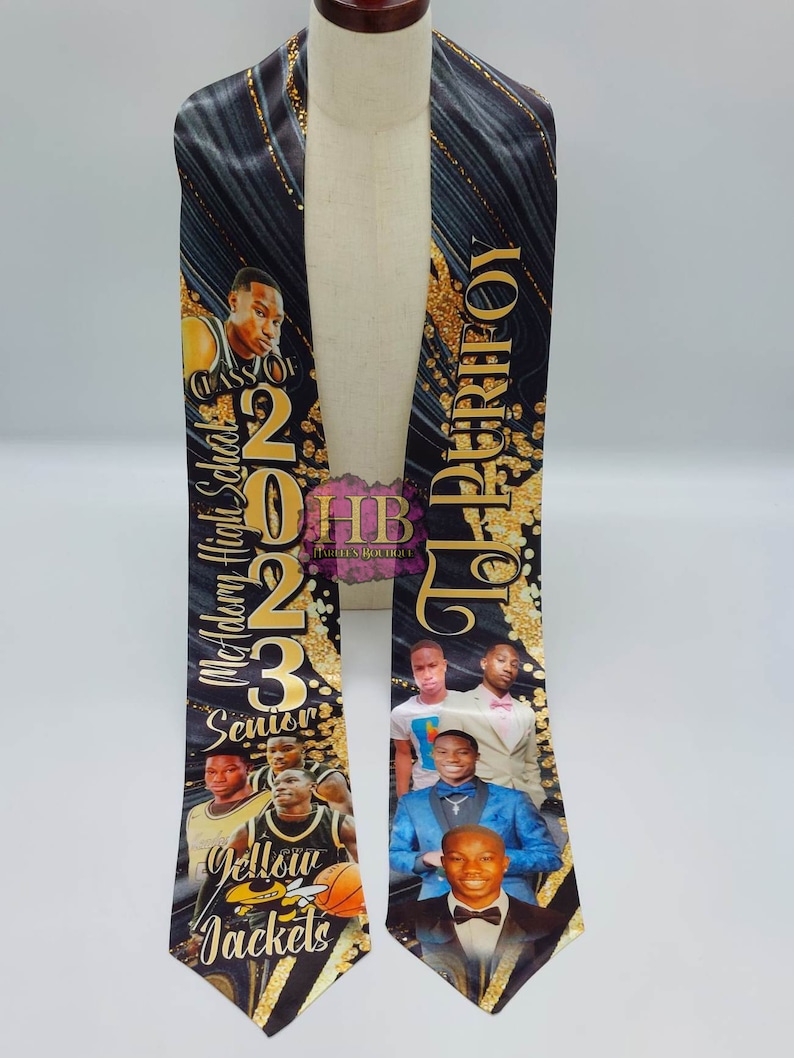 Custom Graduation Stole| Personalized Graduation Stole| Graduation Gift ...