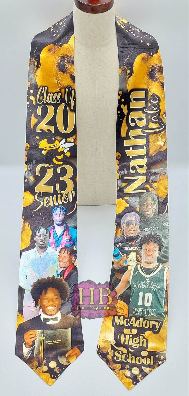 Custom Graduation Stole| Personalized Graduation Stole| Graduation Gift ...