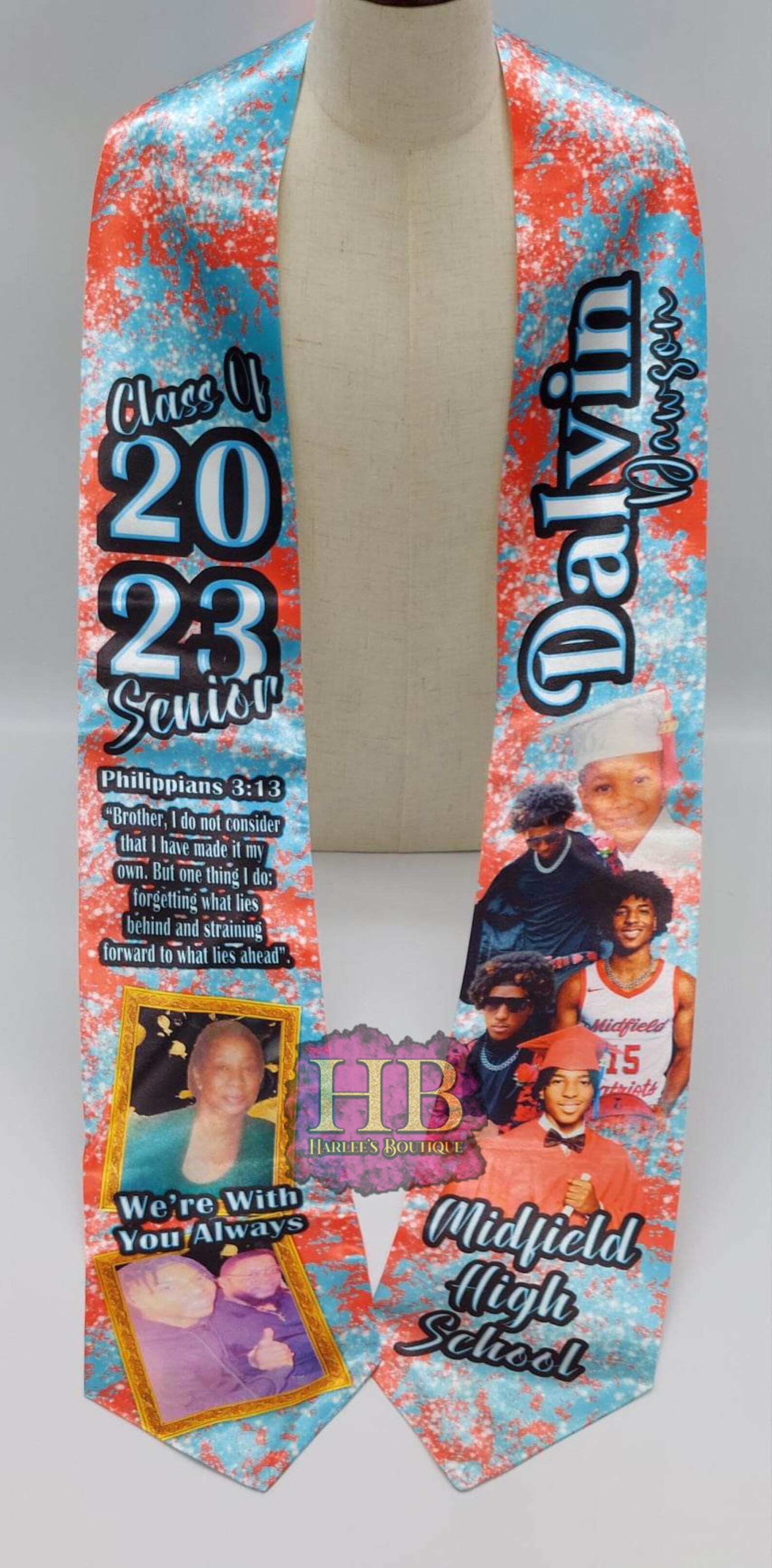 Custom Graduation Stole Personalized Graduation Stole - Etsy