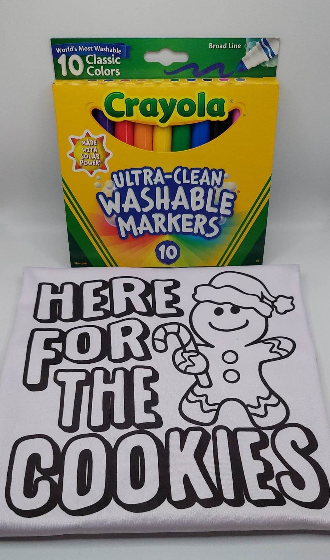 Coloring Shirt| Kid Gift| Kid Fun Project| Stocking Stuffer| Kid Gift ...