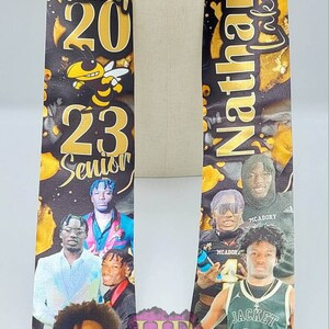 Custom Graduation Stole| Personalized Graduation Stole| Graduation Gift ...