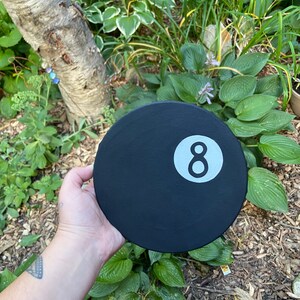 Original Acrylic Painting 8 Ball Eight Ball Wall Art Canvas - Etsy