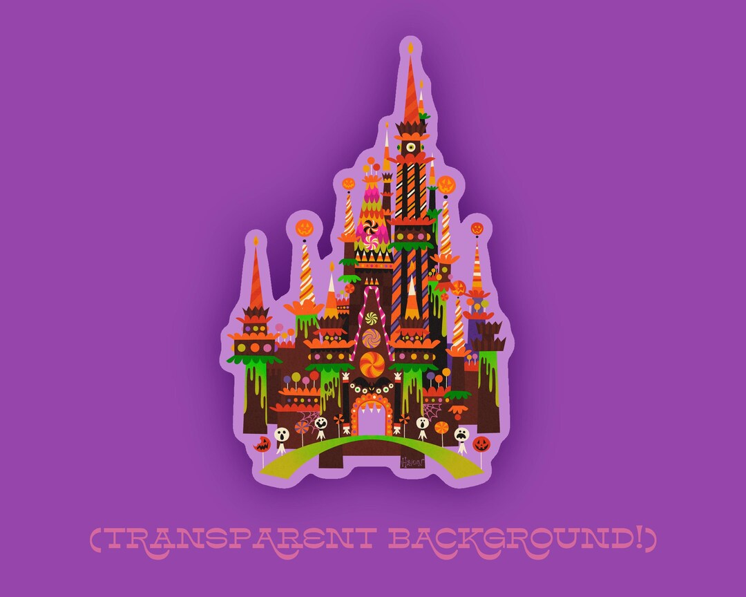 Halloween Candy Castle - Magic Kingdom Birthday Cake Castle Inspired ...