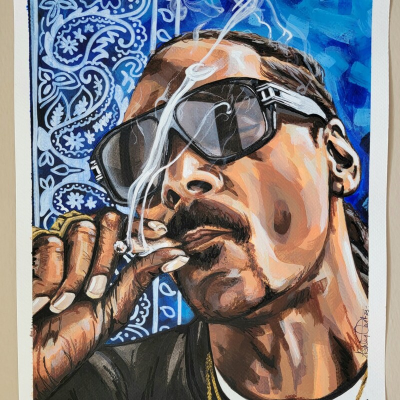 Snoop Dogg Portrait - Etsy