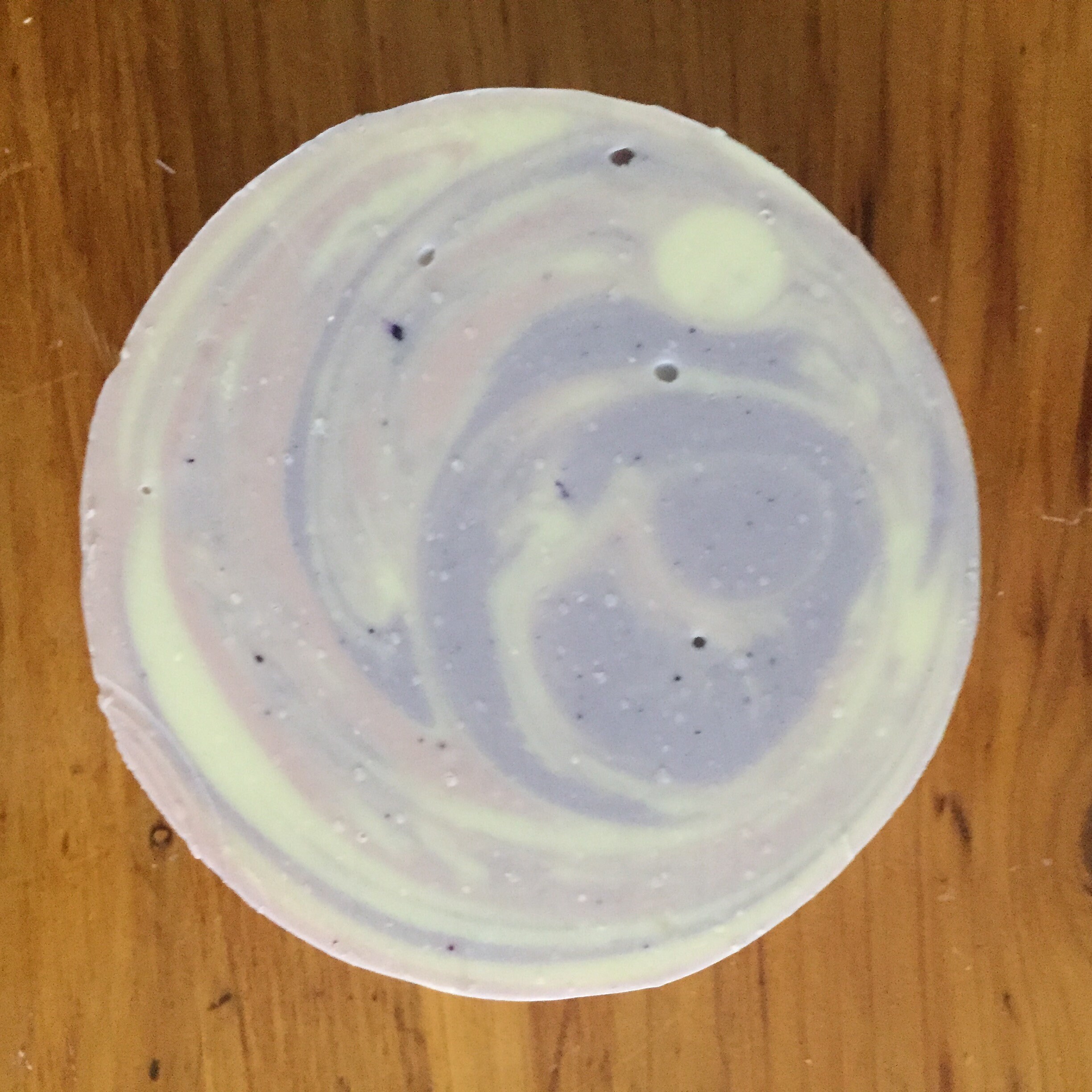 Aurora Borealis, Cold Process Soap, Handcrafted Round Soap, Cosmic ...