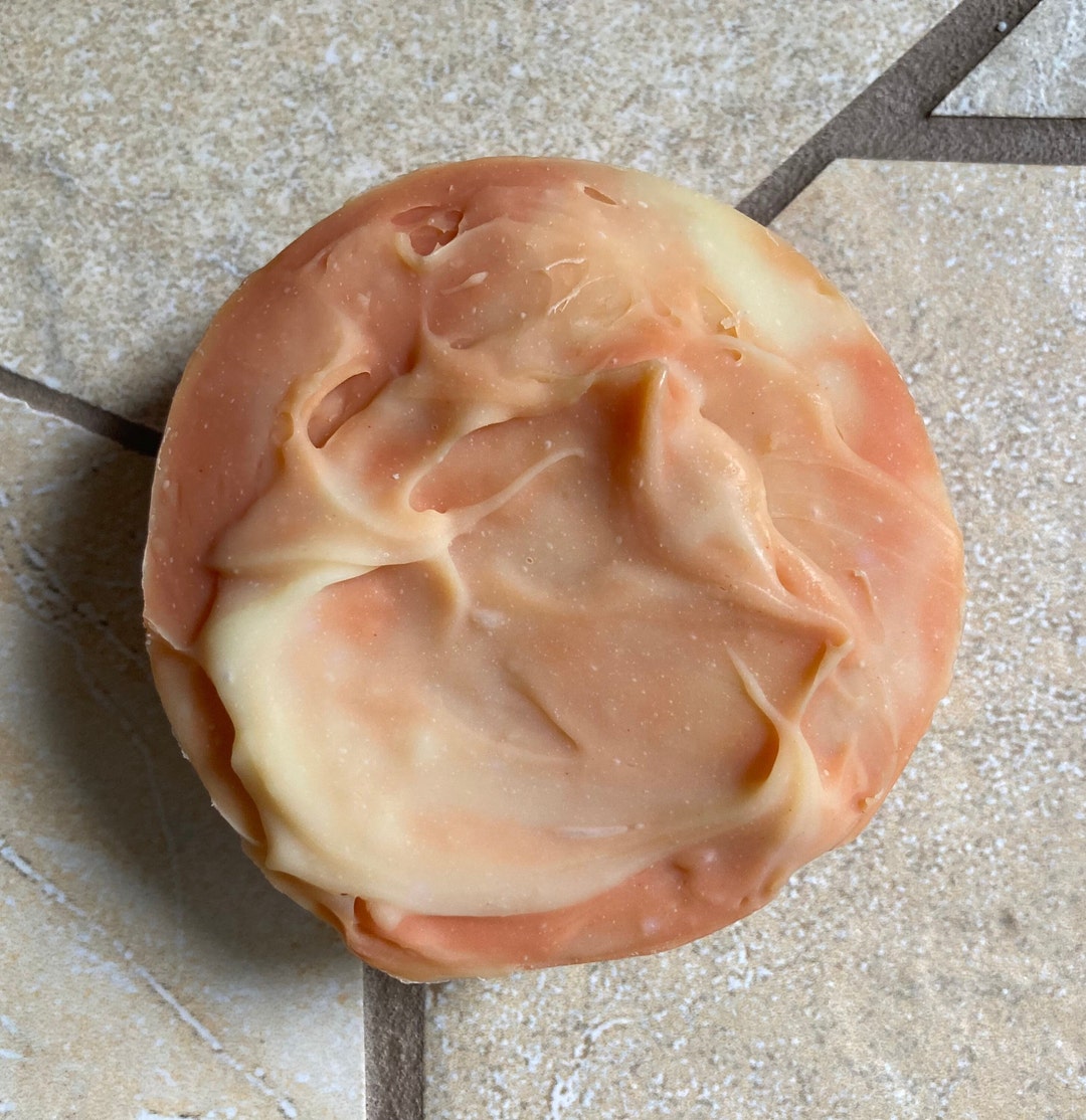 Wildflower! Beautiful Orange and Yellow Round Soap With a Subtle Floral ...