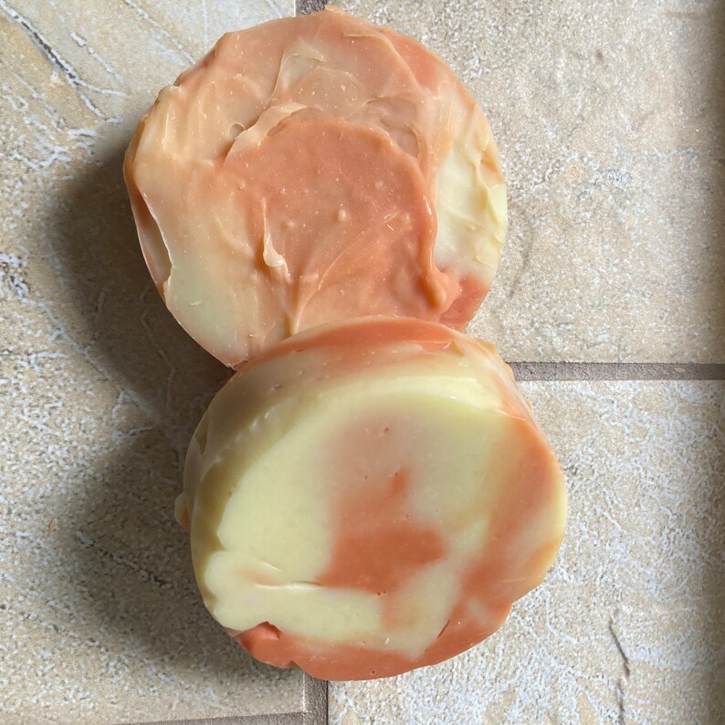 Wildflower! Beautiful Orange and Yellow Round Soap With a Subtle Floral ...