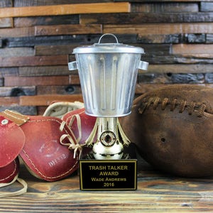 Fantasy Football Trophy - Take Out the Trash - Trash Can Trophy ...