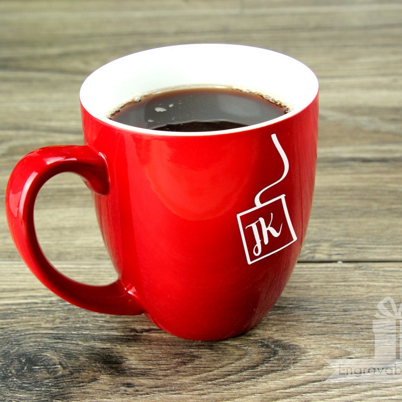 Red Mug - Etsy