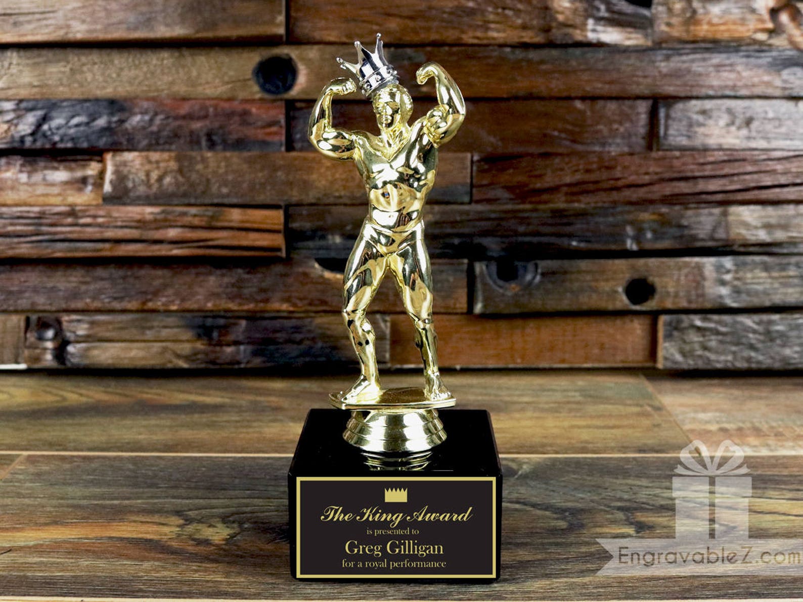 The Gold King Trophy Custom Personalized trophy | Etsy