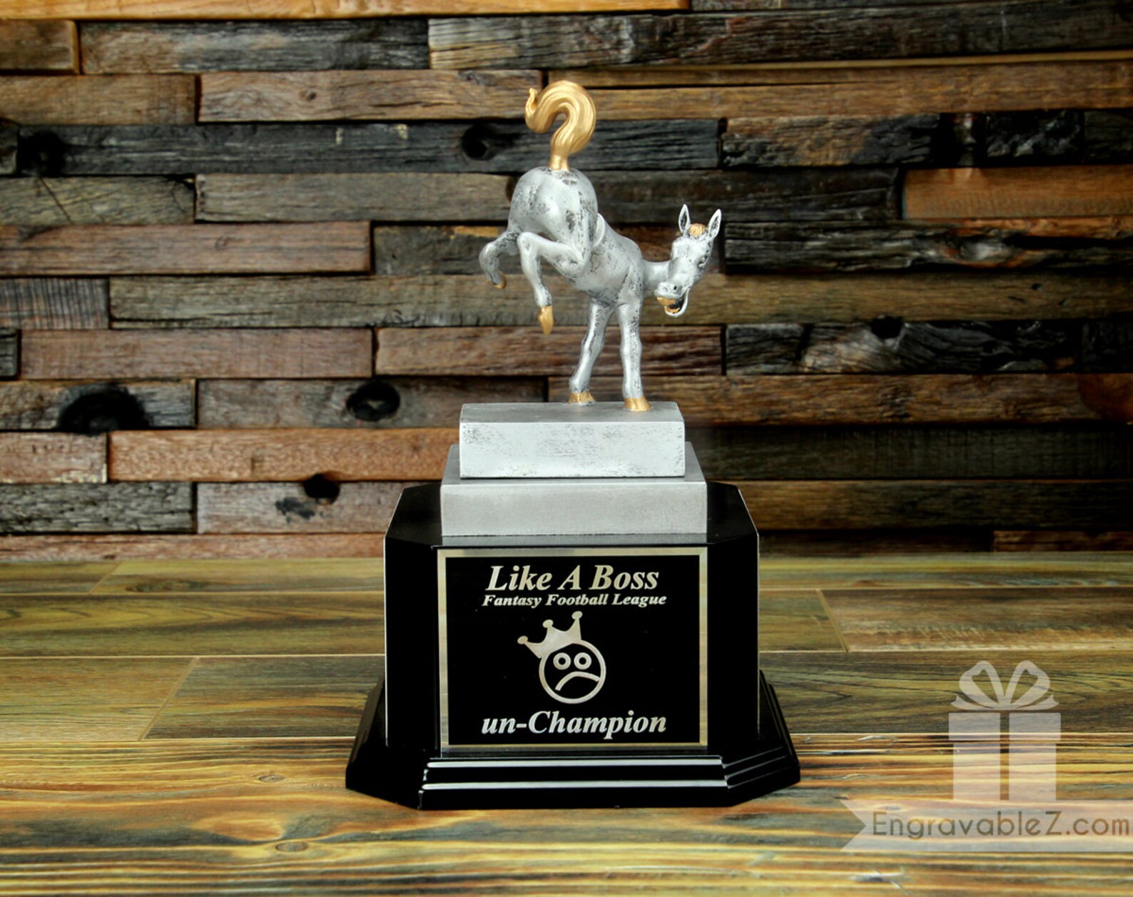 Custom Fantasy Football Trophy Jackass Bobble Bum | Etsy