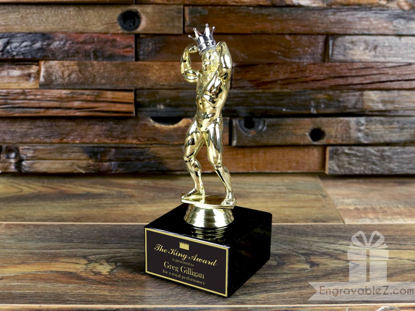 The Gold King Trophy - Custom Personalized Trophy - Etsy