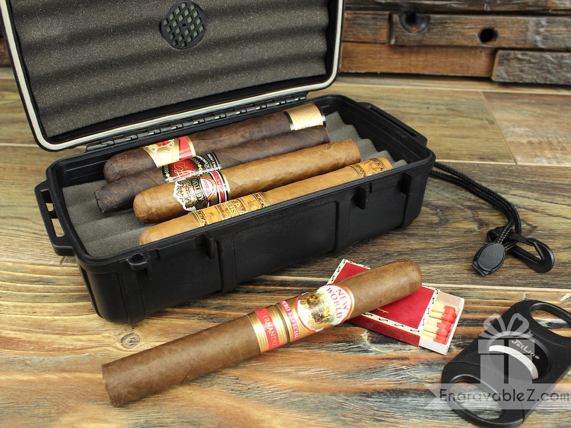 Personalized Tactical Waterproof Cigar Case With Custom | Etsy