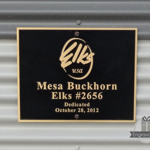 Dedication Plaque - Etsy