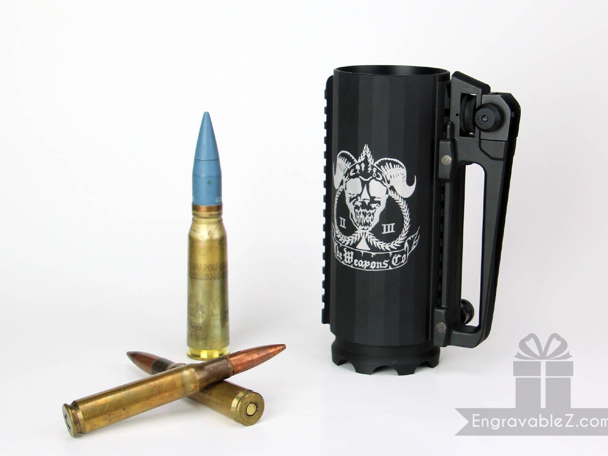 Custom Engraved Tactical Coffee Mug With Picatinny Rails - Etsy