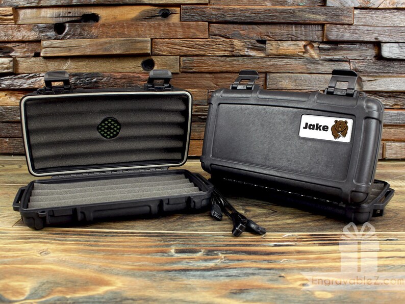 Personalized Custom Tactical Waterproof Cigar Case With - Etsy