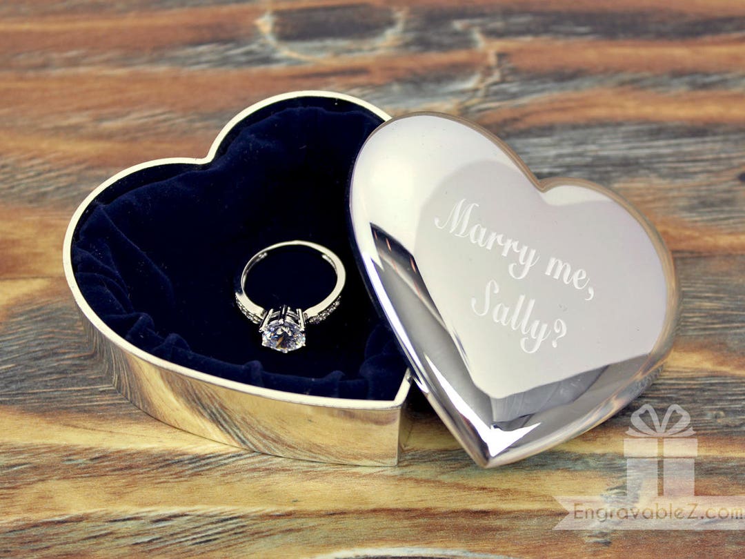 Custom Engraved Silver Rosary Box - Etsy