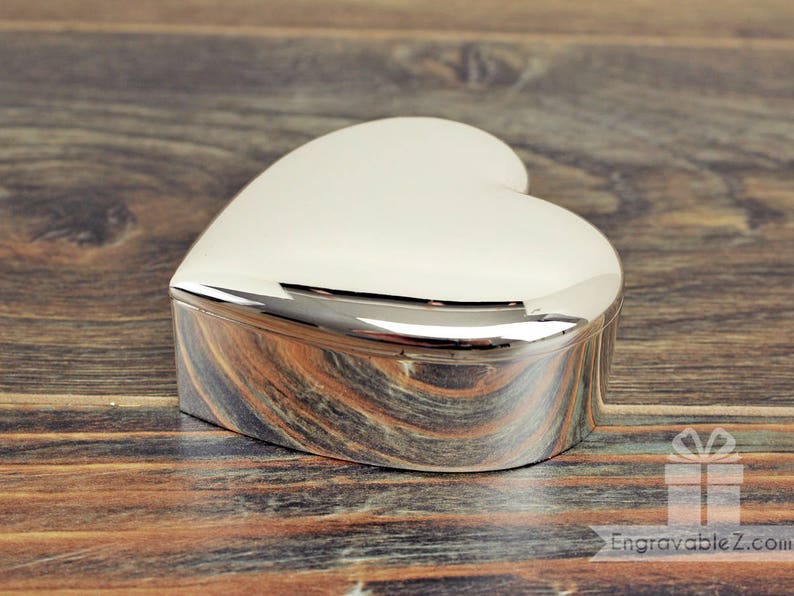 Custom Engraved Silver Rosary Box | Etsy