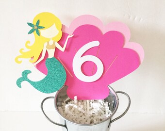 Mermaid Cake Topper - Etsy
