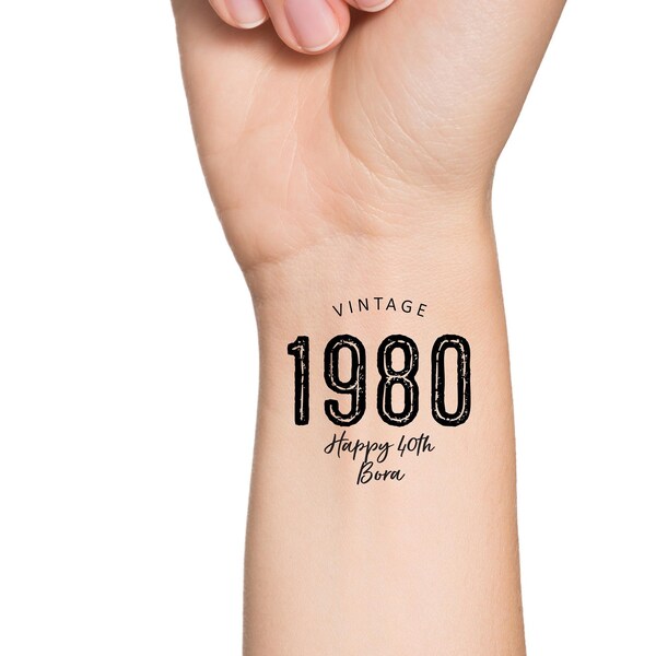 1983 Tattoo - Etsy
