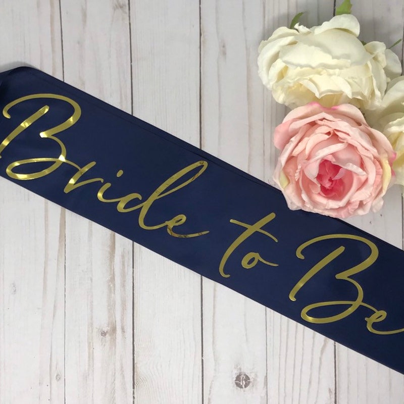 Navy Blue Sash - Etsy